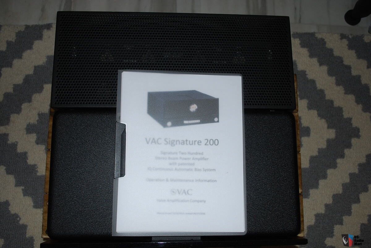 VAC Signature 200 with VAC iQ System Power Amplifier Photo #3134689 ...