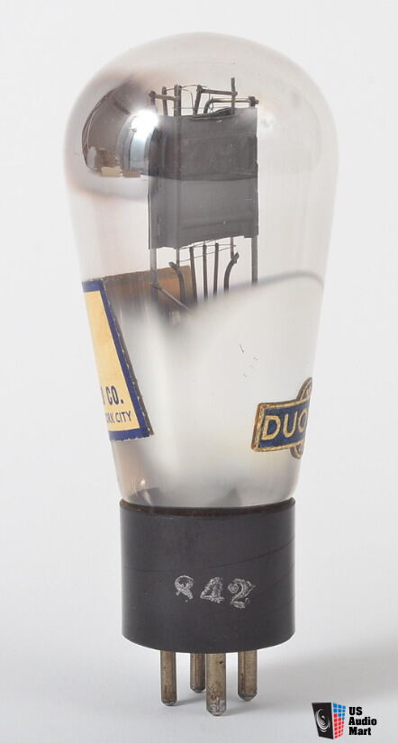 Single Globe or Balloon Duovac 842 Triode Tube For Sale - US Audio Mart