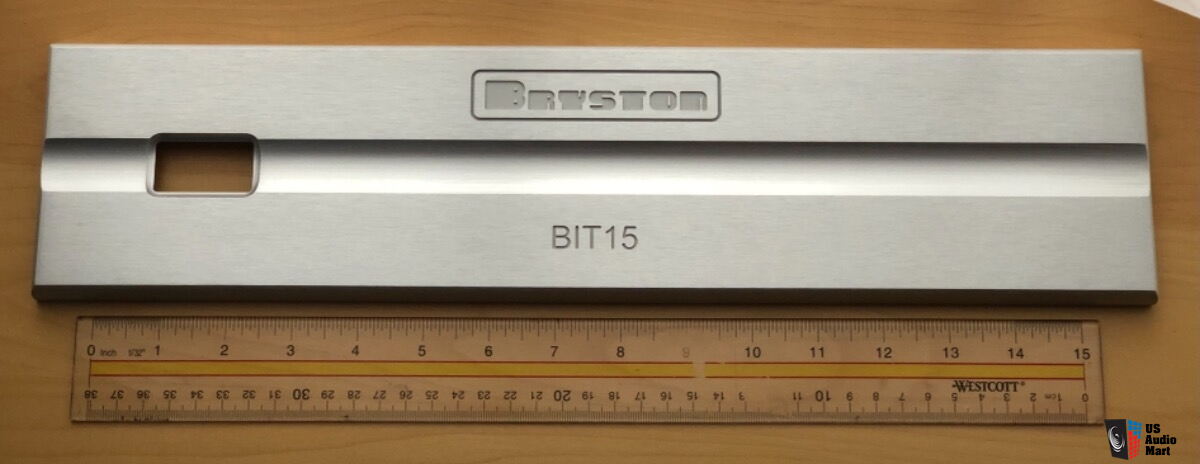 Bryston BIT 15 Faceplate in Silver For Sale - Canuck Audio Mart