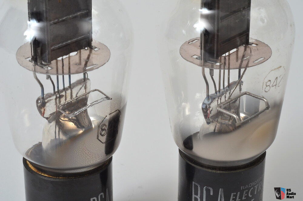 Closely Matched Pair RCA 842 Triode Tubes - Identical Date Codes Photo ...