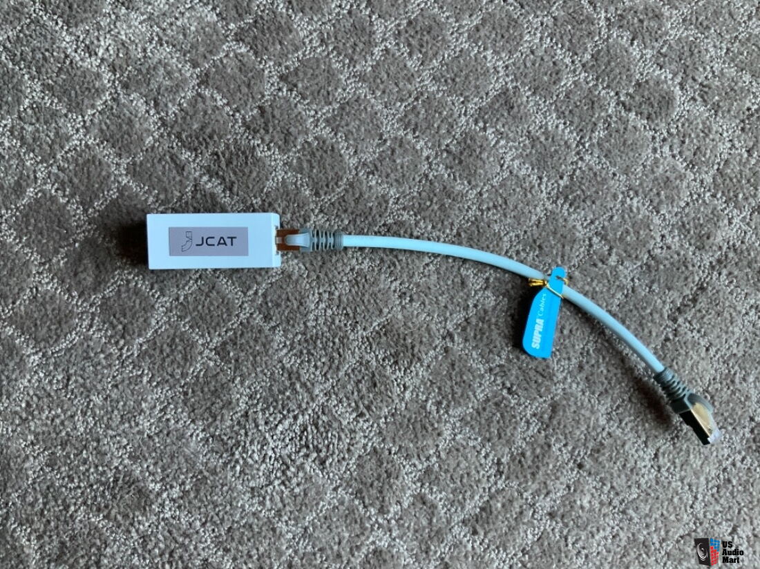 JCAT NET Isolator w/Supra RJ45 LAN Cable For Sale - US Audio Mart