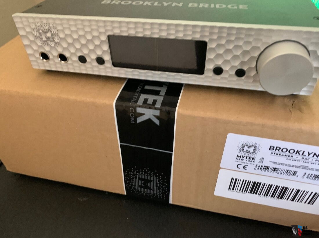 Mytek Brooklyn Bridge wireless Preamp Streamer DAC Headphone & Phono ...