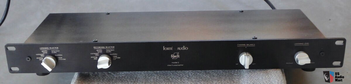 Forte Model 2 preamplifier preamp - budget Threshold Nelson Pass with ...