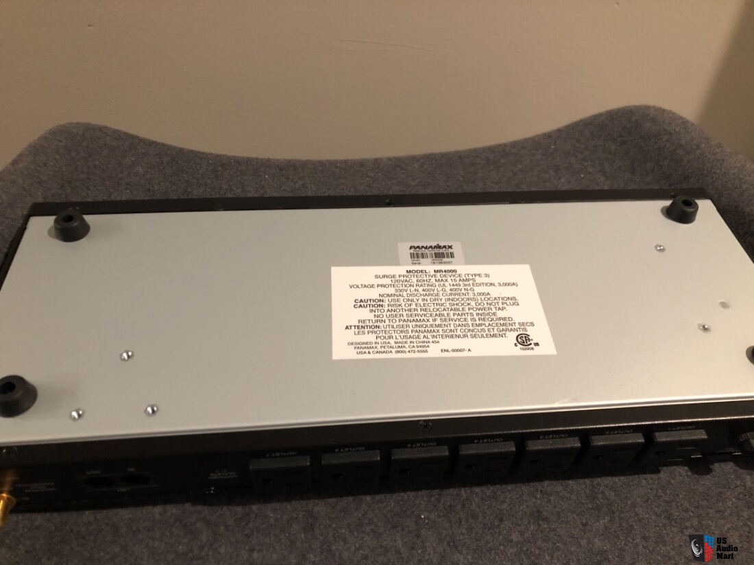Panamax MR4000 Power Line Conditioner. 15Amp. 7 outlets Photo #3159589 ...