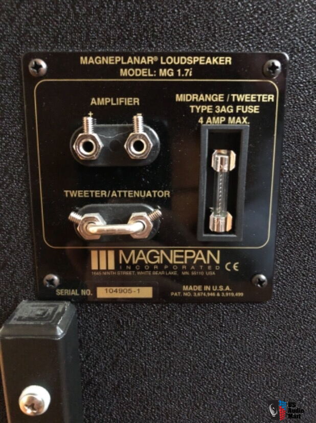 Magnepan Magneplanar 1.7i Speakers Photo #3181193 - US Audio Mart