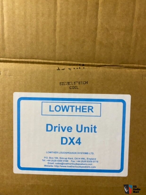 Lowther DX4 pair with silver voice coil 15 ohm For Sale - US Audio Mart