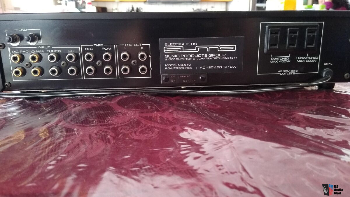Sumo Electra Plus Preamplifier Preamp Photo #3182680 - US Audio Mart