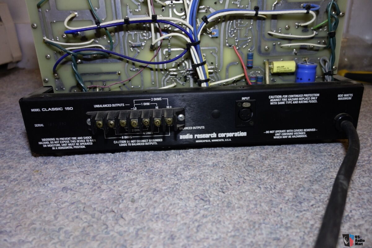 Audio Research Classic 150 Monoblock Amplifier Pair for Repair Photo ...
