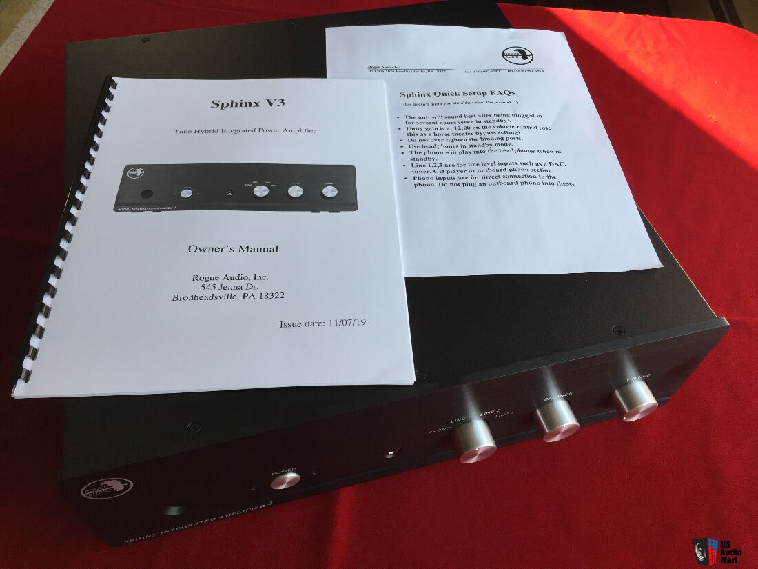 Rogue Sphinx V3, fresh from the factory, with remote Photo #3191517 ...