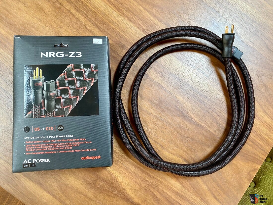 3m / 10ft Audioquest NRG-Z3 Power Cable For Sale - US Audio Mart