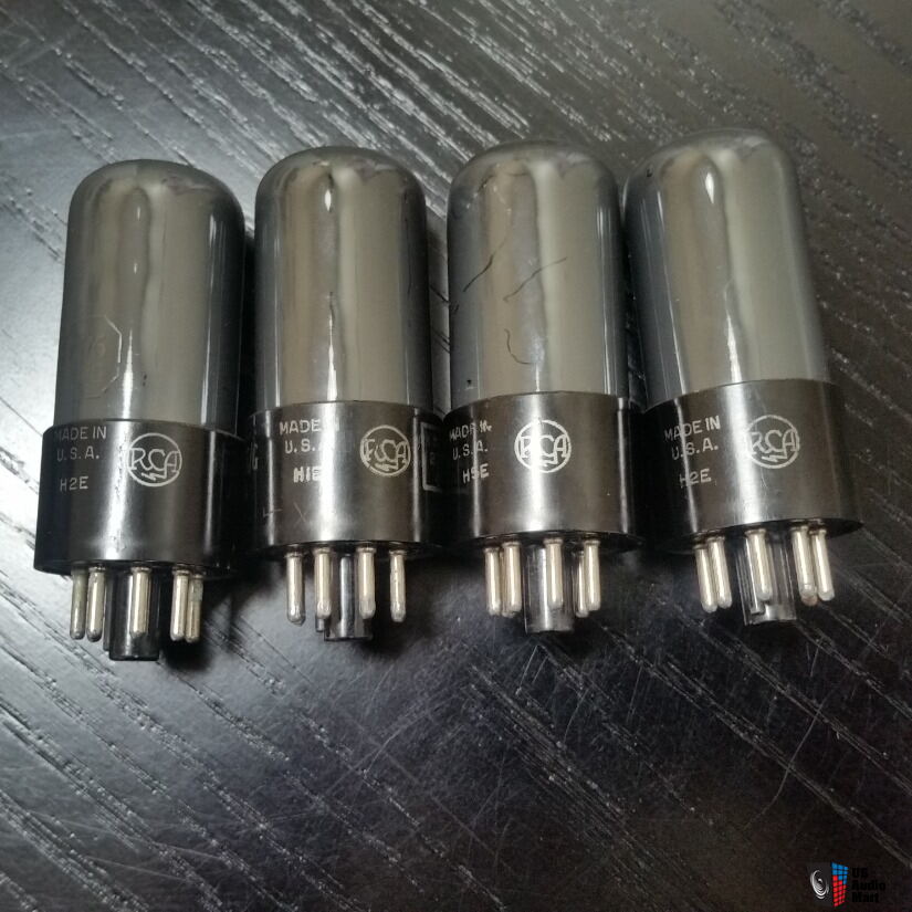 RCA VT-107A JAN CRC-6V6-GT/G Vacuum Tubes Tested Quad 1944 Photo ...