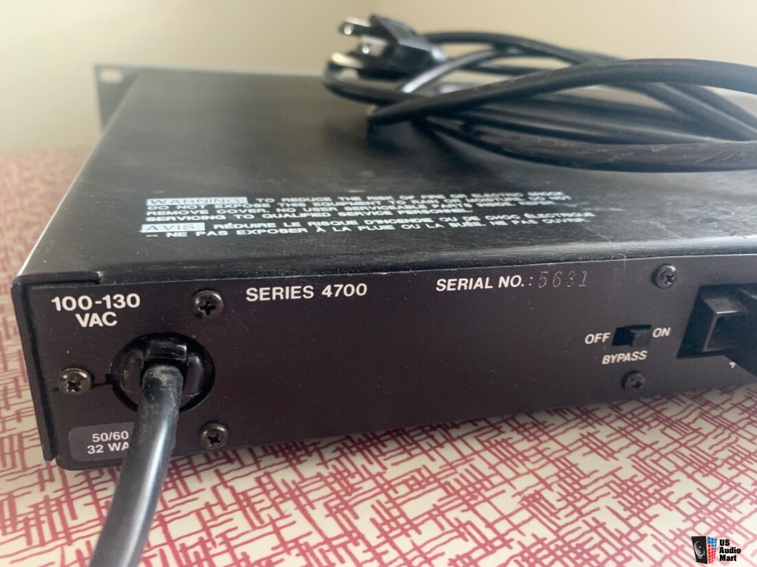 White Instruments Series 4700 Dual 1/3 Octave Equalizer Photo #3198770 ...