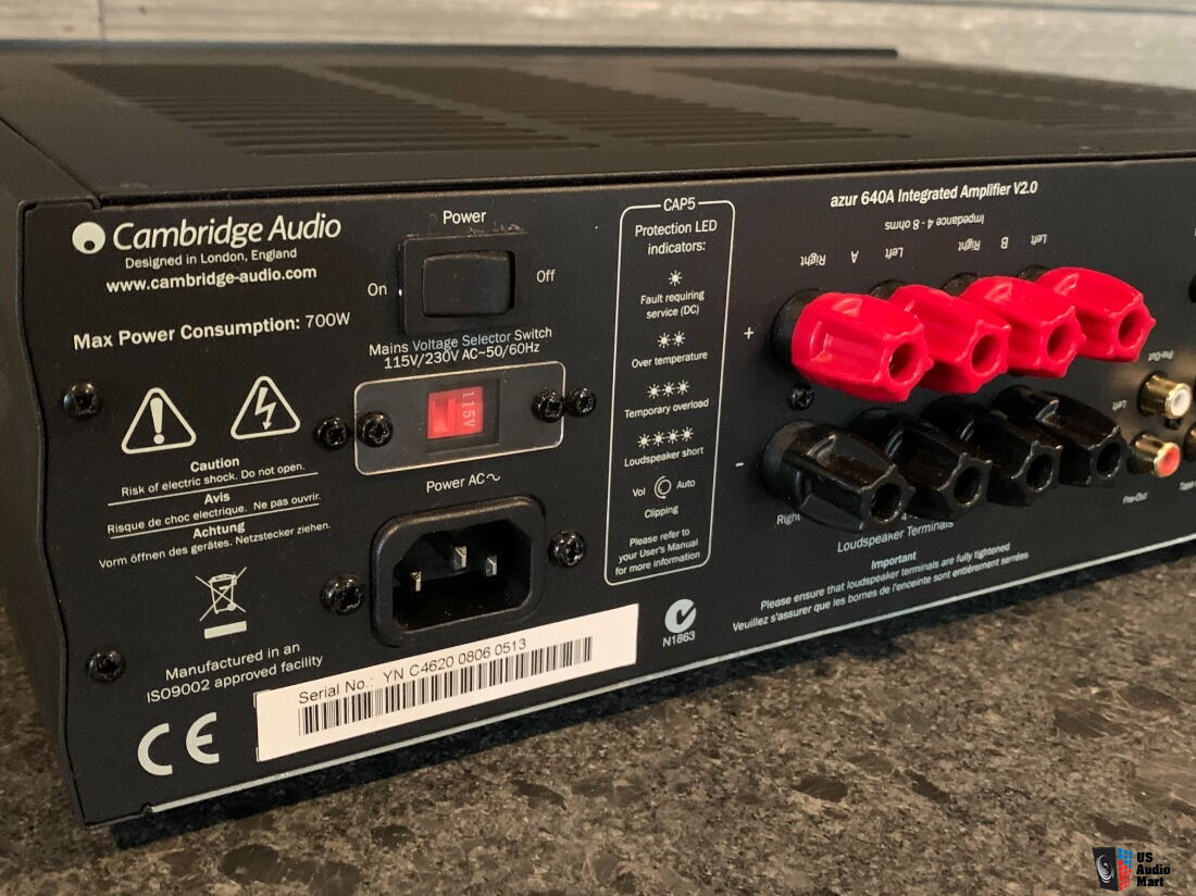 Cambridge Audio Azur 640A V2 Stereo Integrated Amplifier Photo #3199125 ...