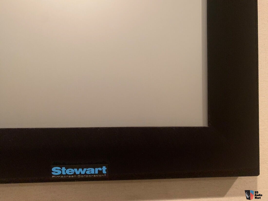 STEWART FILMSCREEN Firehawk Luxus Deluxe 100" Diagonal ,16:9 format ...