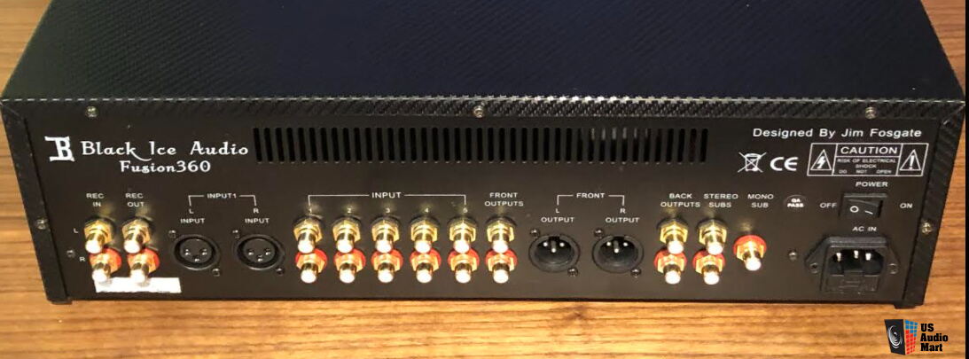 Black Ice F360 Hybrid tube preamplifier by Jim Fosgate with tone and ...