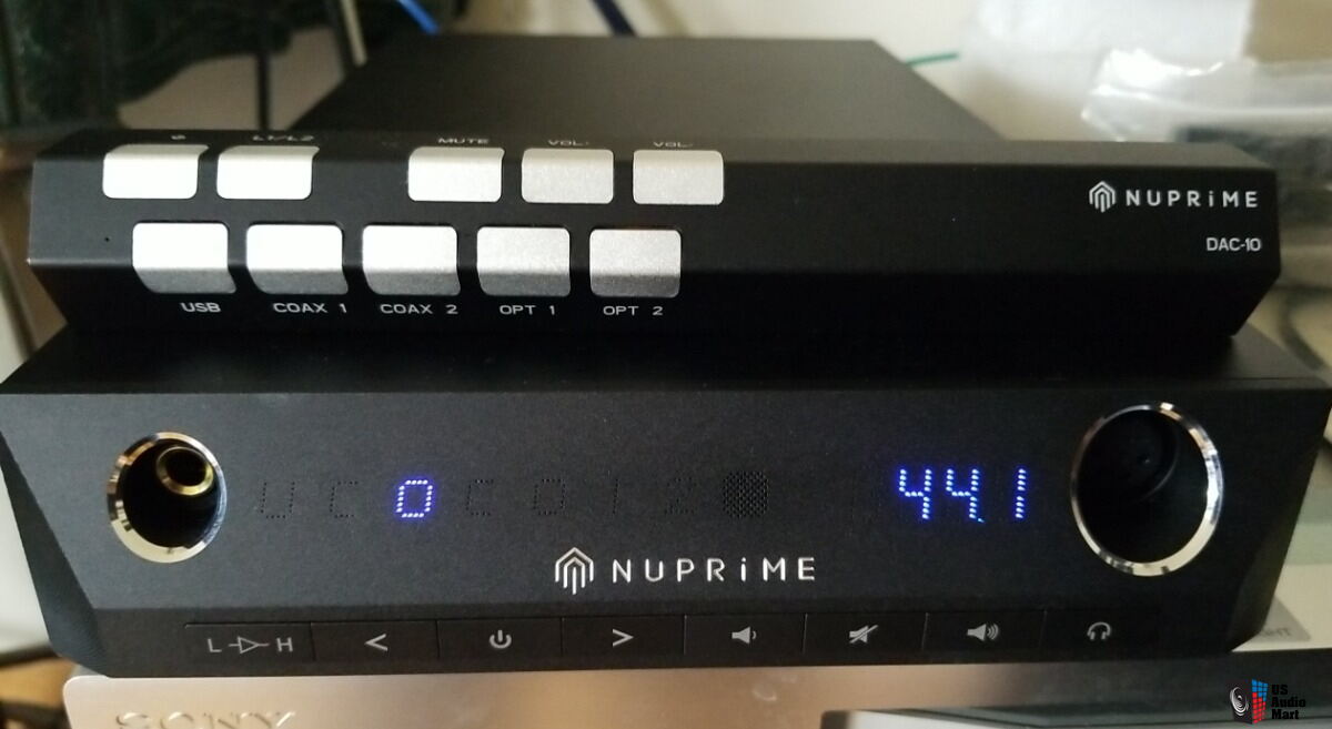 NuPrime DAC-10H Headphone 5 digital and 2 analogue inputs Original Box ...