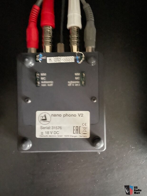 Clearaudio Nano Phono V2 MM & MC phono pre amplifier / phono stage ...