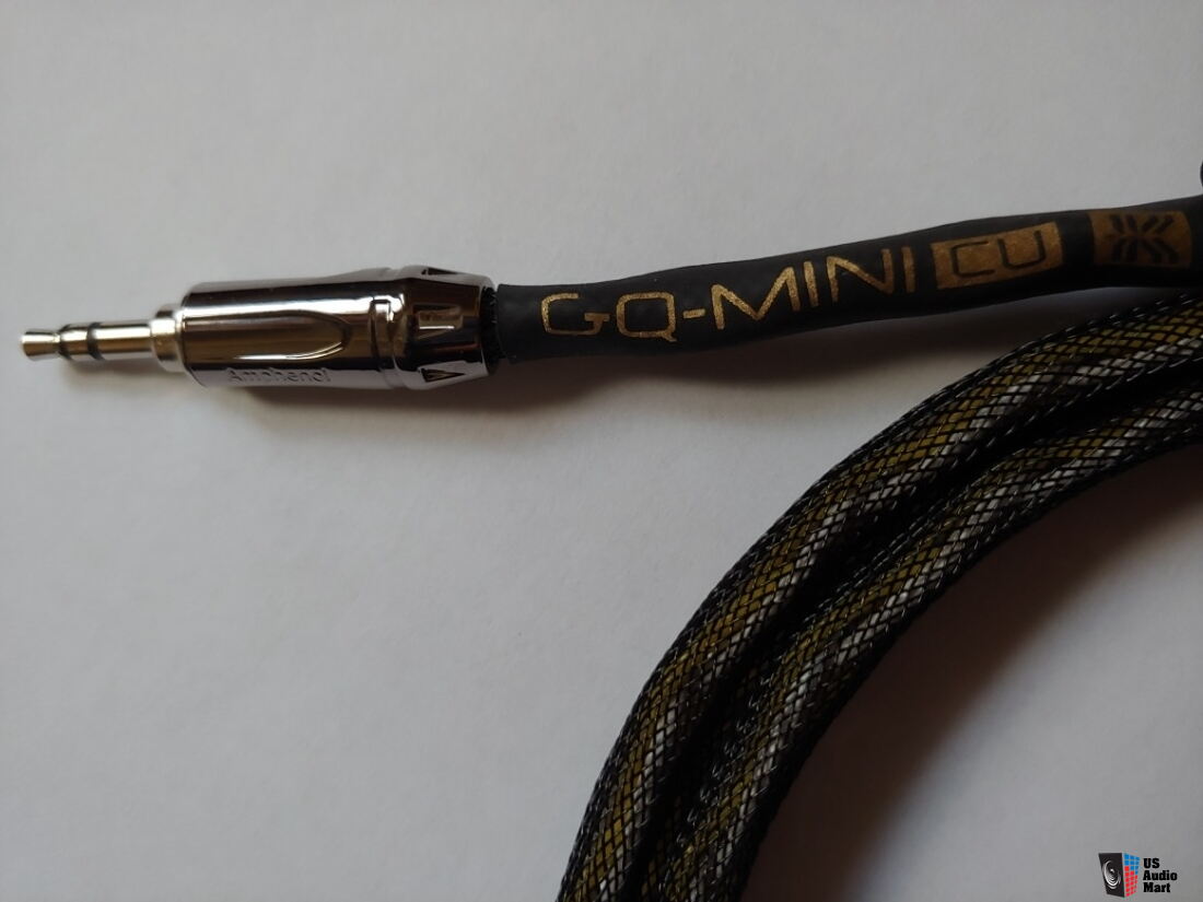 Kimber Kable GQ Mini Cu Copper aux cable with 3.5mm ends
