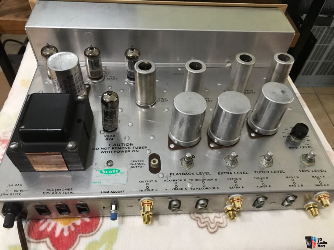 HH. scott. 130 Preamp RESTORED. PLUG & PLAY Photo #3234222 - US Audio Mart