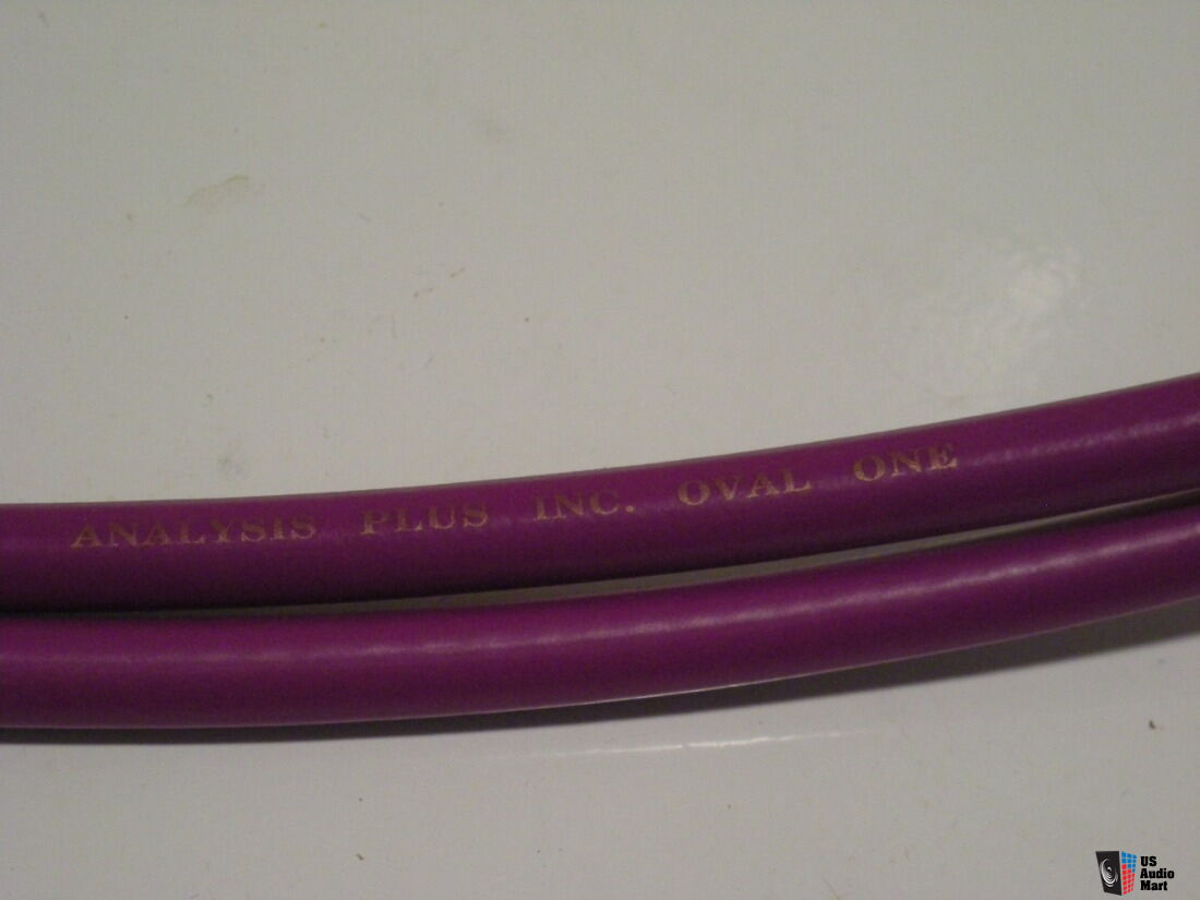 Analysis Plus Oval One RCA Interconnect Pair - 1M Photo #3235302 - UK ...