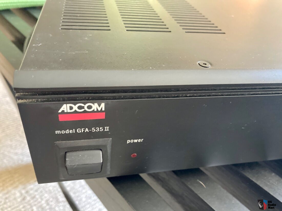 Adcom GFA535II, original owner, just tested and cleaned and this is ...