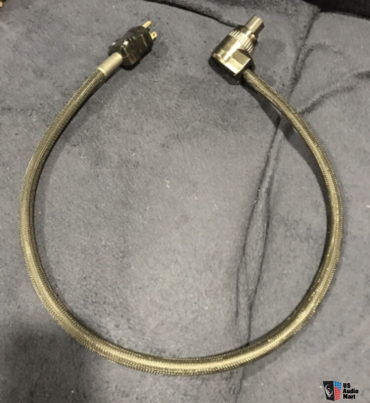 Transparent audio high performance power cable Gen5 45 degree angle ...