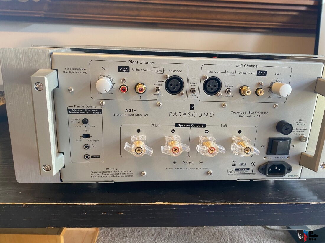 Parasound A21+ for parts For Sale - US Audio Mart