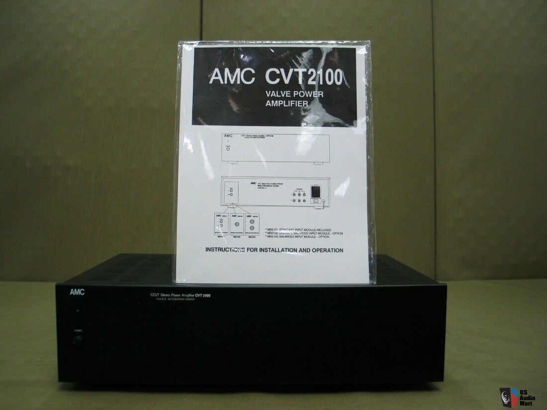 AMC CVT 2100 Tube Amplifier Class A, Push Pull, 80 Tube Watts/ 160 ...