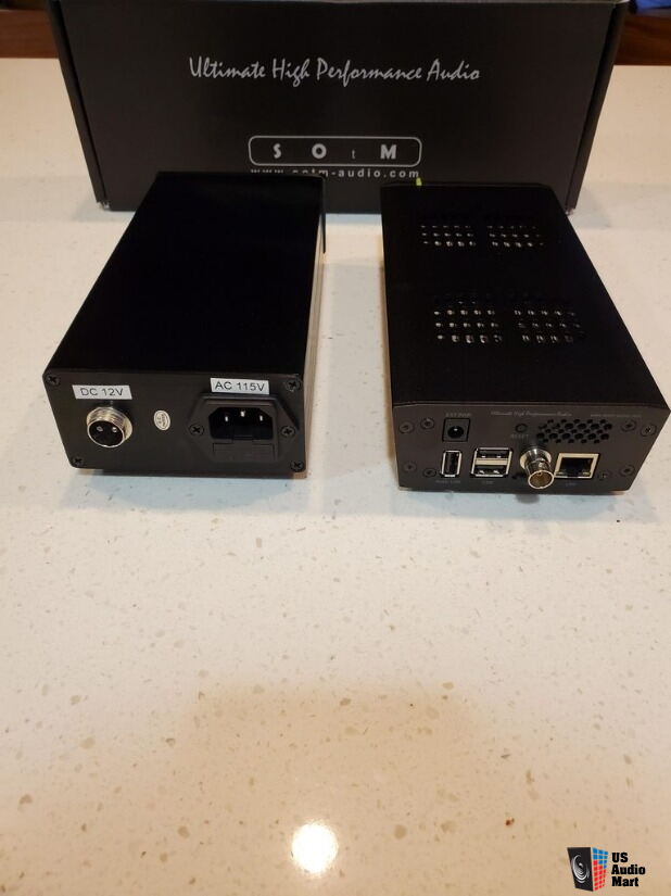 SOtM sMS-200ultra Streamer w/75 Ohm Clock Connector + Studer900 Linear ...