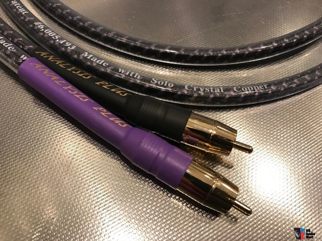 Analysis Plus Solo Crystal Interconnects (RCA) 1.5 Meter Pair - PRICED ...