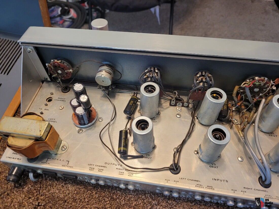 Vintage Heathkit AA-141a Tube Preamplifier; Great Cosmetics, Re-capped ...