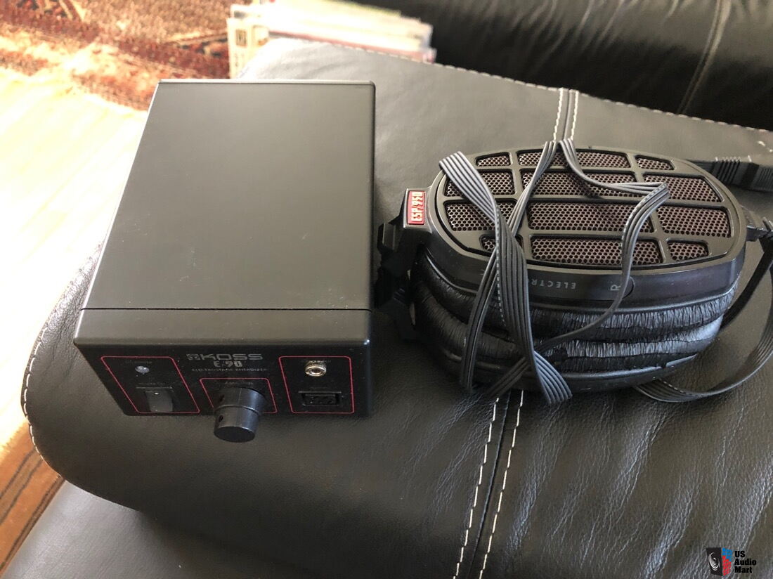 Original pair of Koss ESP-950 electrostatic headphones complete Photo ...