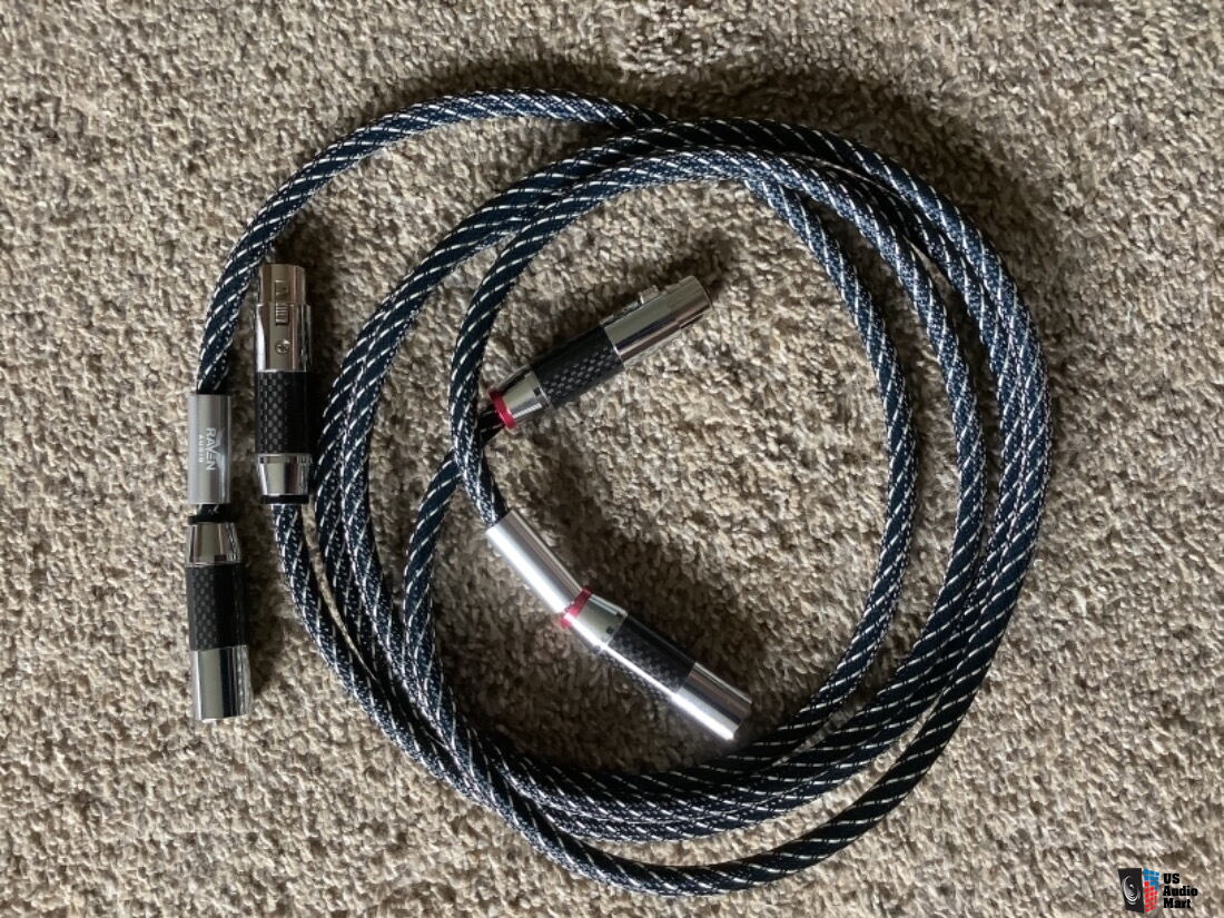 Raven Cables Soniquil XLR Interconnects 2M Pair For Sale - US Audio Mart