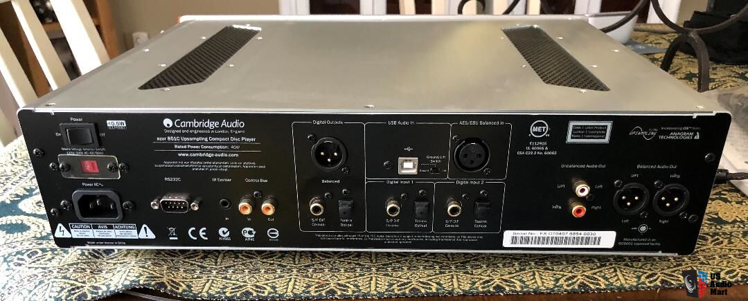 Cambridge Audio Azur 851C CD player/DAC/digital preamp - silver, MINT ...