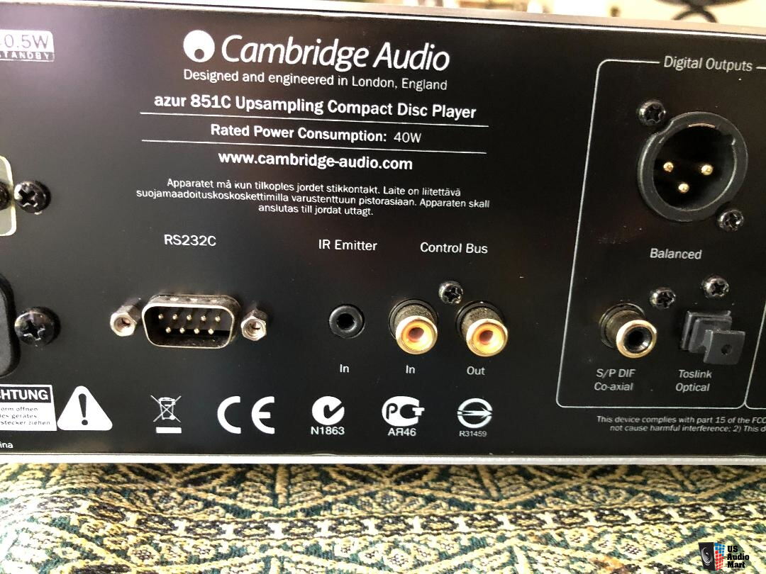Cambridge Audio Azur 851C CD player/DAC/digital preamp - silver, MINT ...