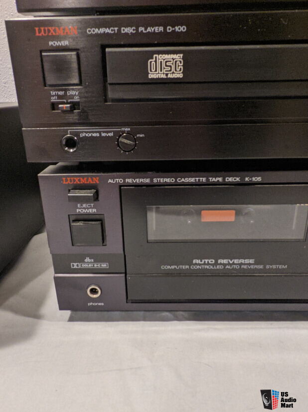 Luxman Full Stereo Stack from 80s - LV-105 tube amp, U-100, G-100, D ...
