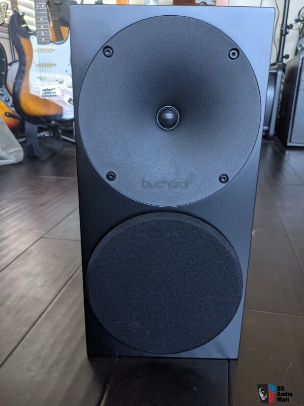 Buchardt Audio A500 (black) pair + Platin Stereo Hub + Buchardt remote ...