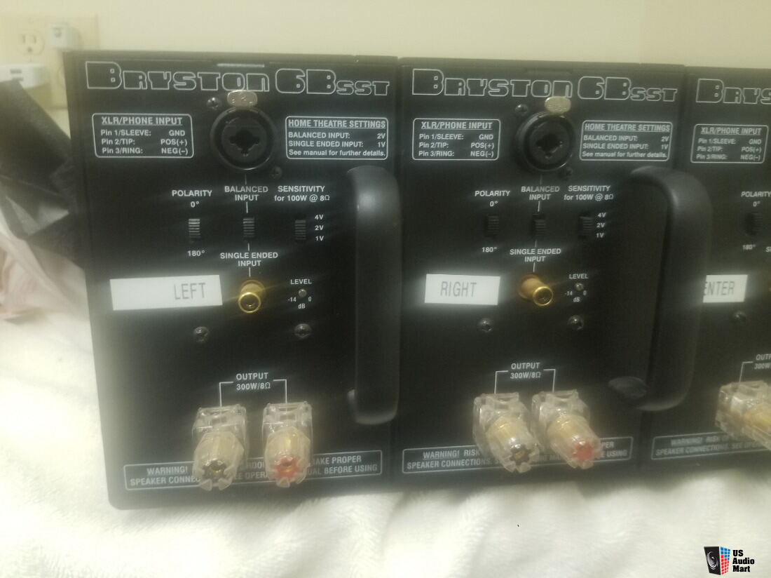 Bryston 6b SST 3-Channel Professional Power Amp Amplifier Photo ...