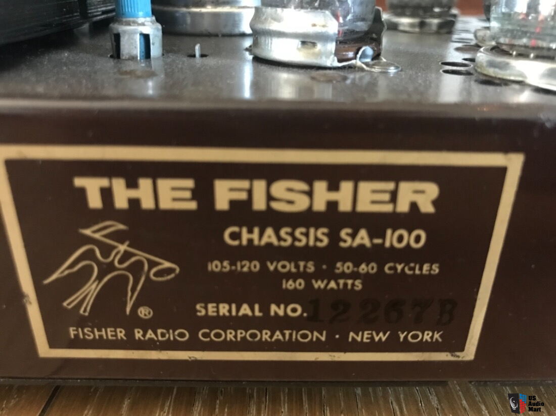 Fisher SA-100 Power Tube Amplifier, Excellent Working Condition And ...