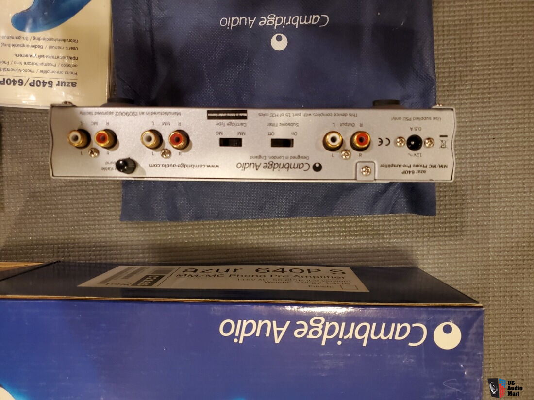 Cambridge Audio Azur 640P Silver Phono Stage MM / MC. Mint Photo ...