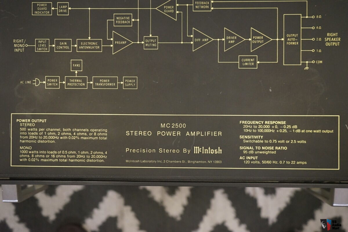 Mcintosh MC2500 Power Amplifier Photo #3313761 - UK Audio Mart