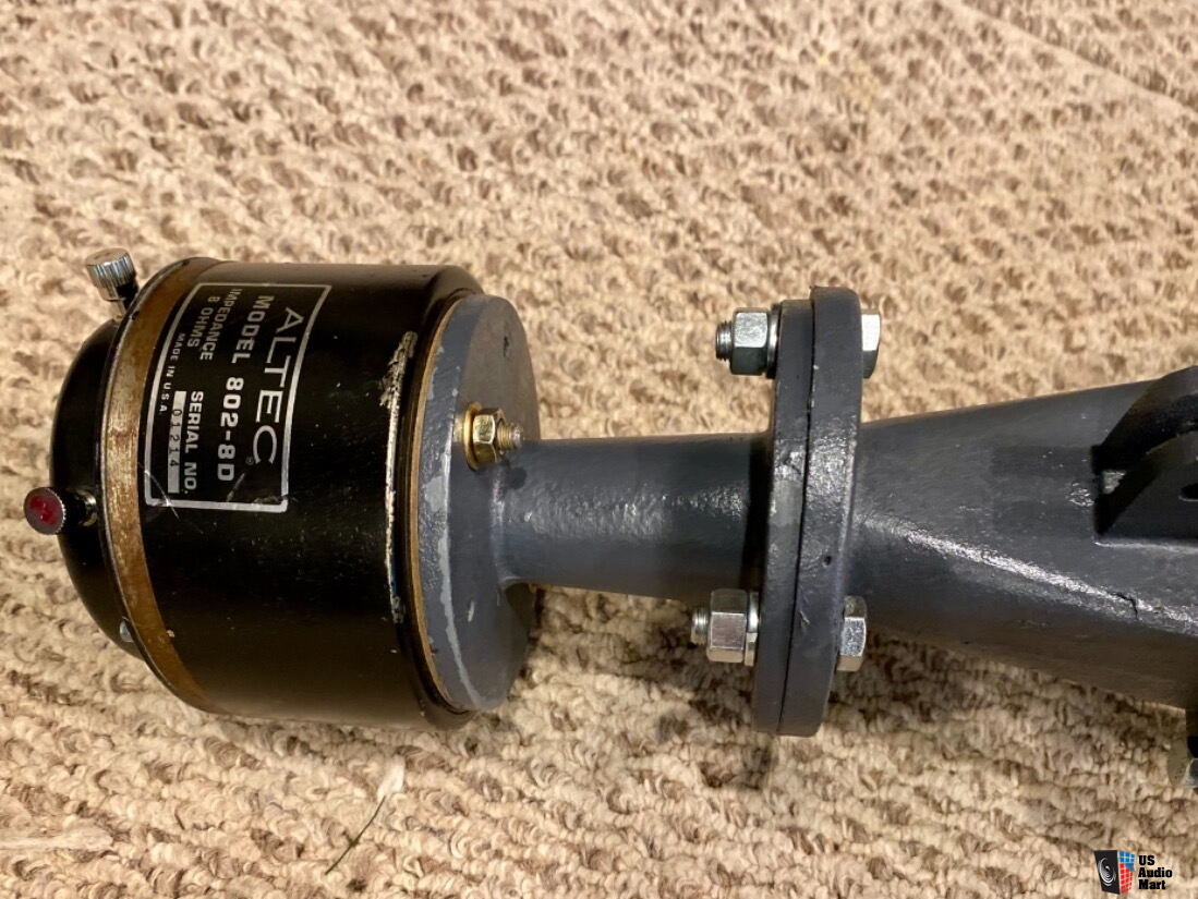 Altec 802-8D and 1" throat adapter and 803b multicellular horn Photo ...