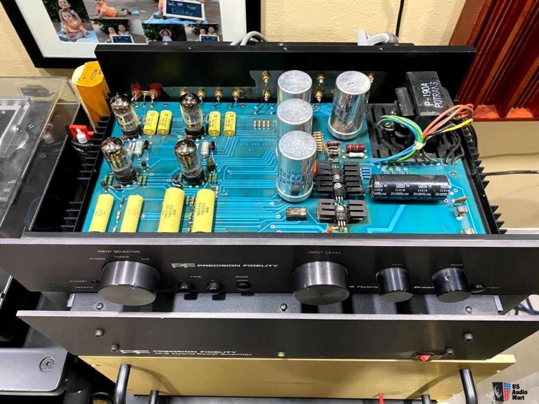 Precision Fidelity C8 Tube Hybrid Preamp w/ Phono stage / Hybrid M8 ...