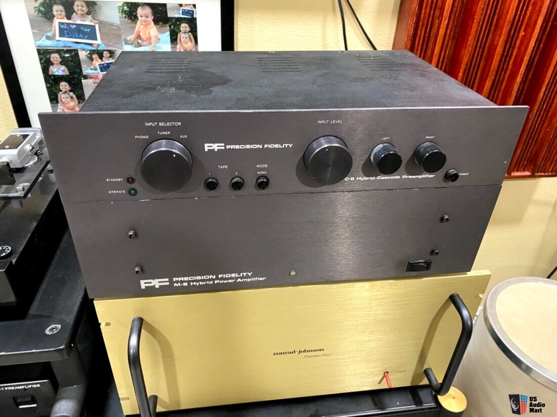 Precision Fidelity C8 Tube Hybrid Preamp w/ Phono stage / Hybrid M8 ...