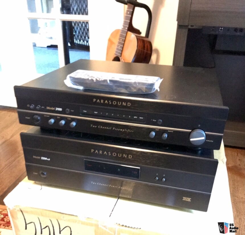 Parasound 2100/2250v2 Amp and Pre Amp MINT For Sale - US Audio Mart