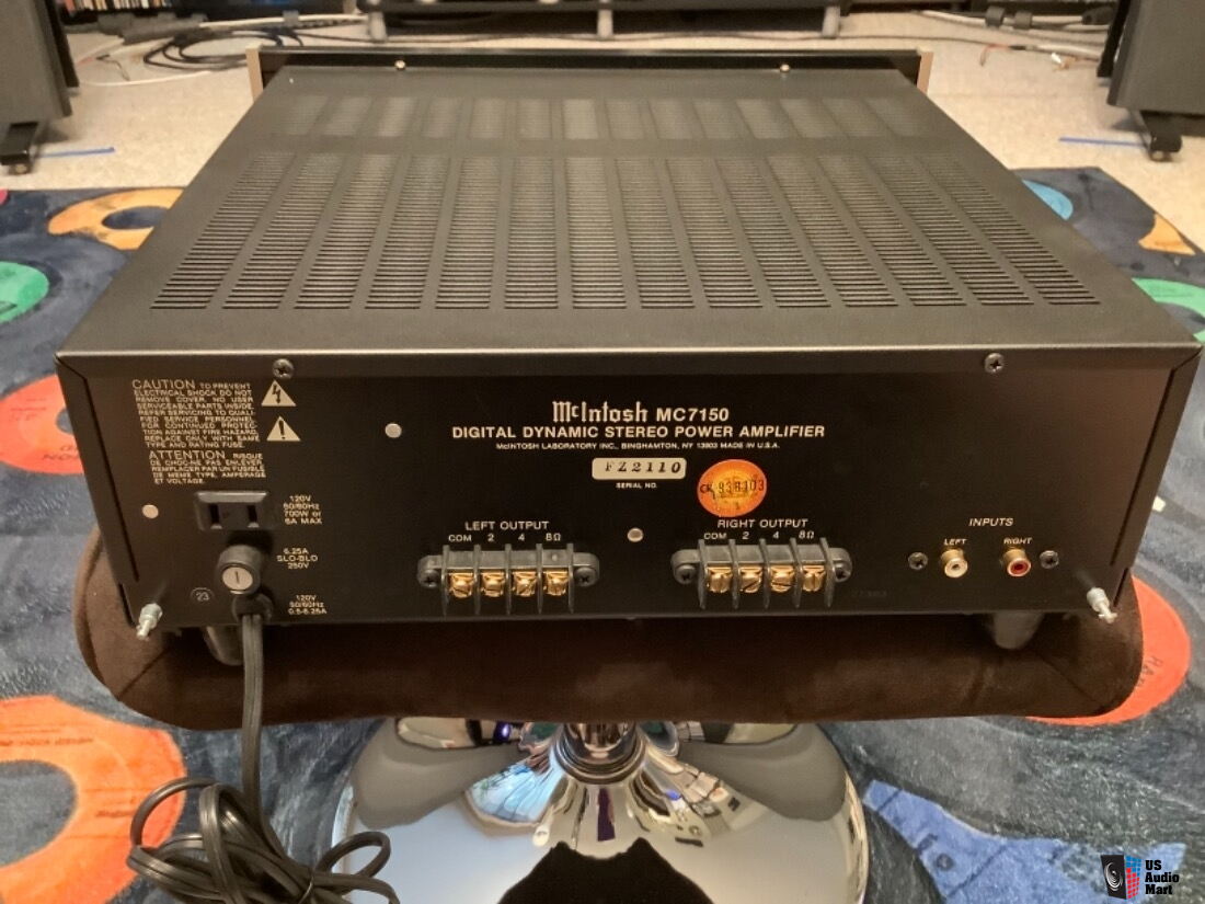 McIntosh MC-7150 MC7150 Stereo Power Amplifier Photo #3354546 - US ...