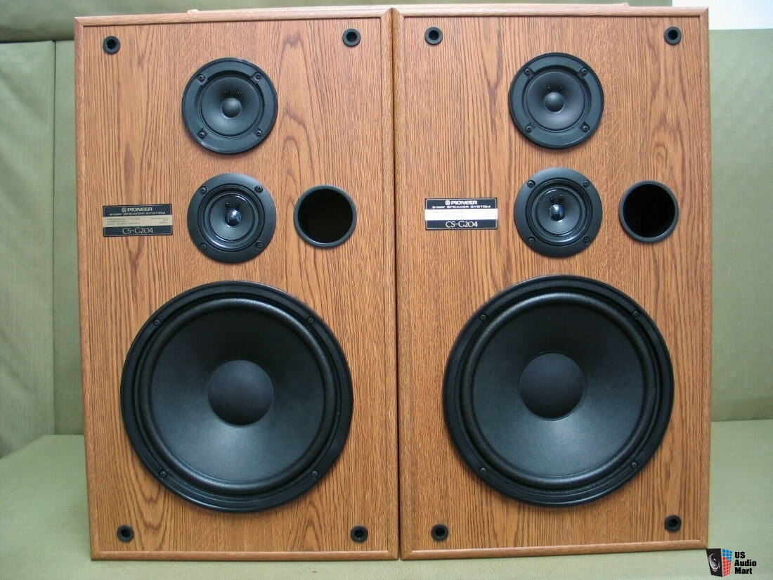 Pioneer CS-G204 Speakers Vintage Loudspeakers ( Circa 1995 ) Original ...