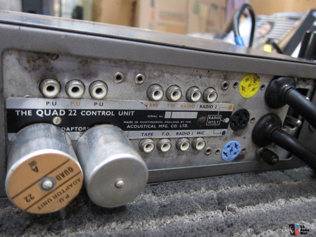 Vintage Quad 22 Stereo Tube Preamp, Phono Module, Upgraded Outboard ...