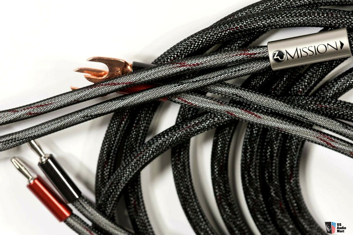 Zu Audio Mission Speaker Cables 10/12ft NEW FACTORY SEALED For Sale ...