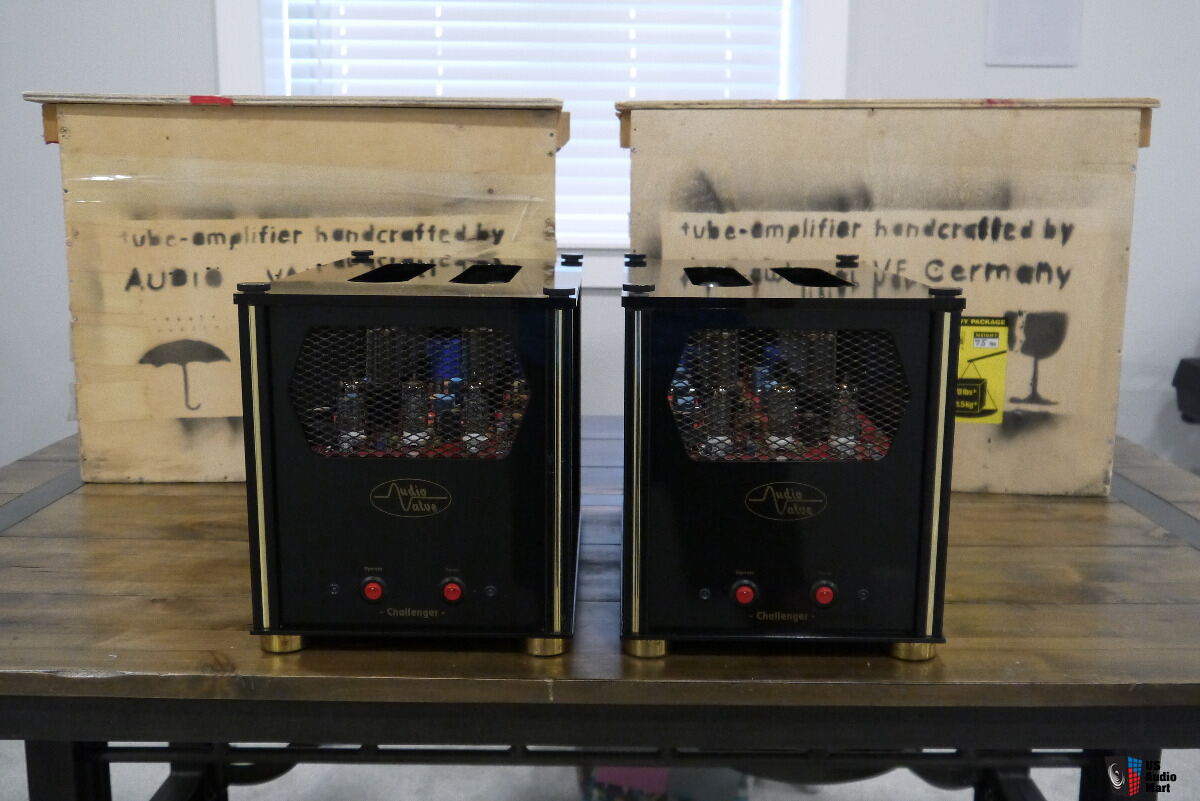 Audio Valve Challenger 160 Monoblock Tube Amplifiers EL34 Class A with ...